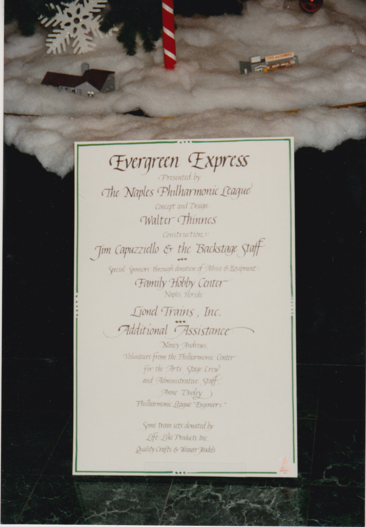 Throwback Thursday – My Evergreen Express inspiration | Walter Thinnes