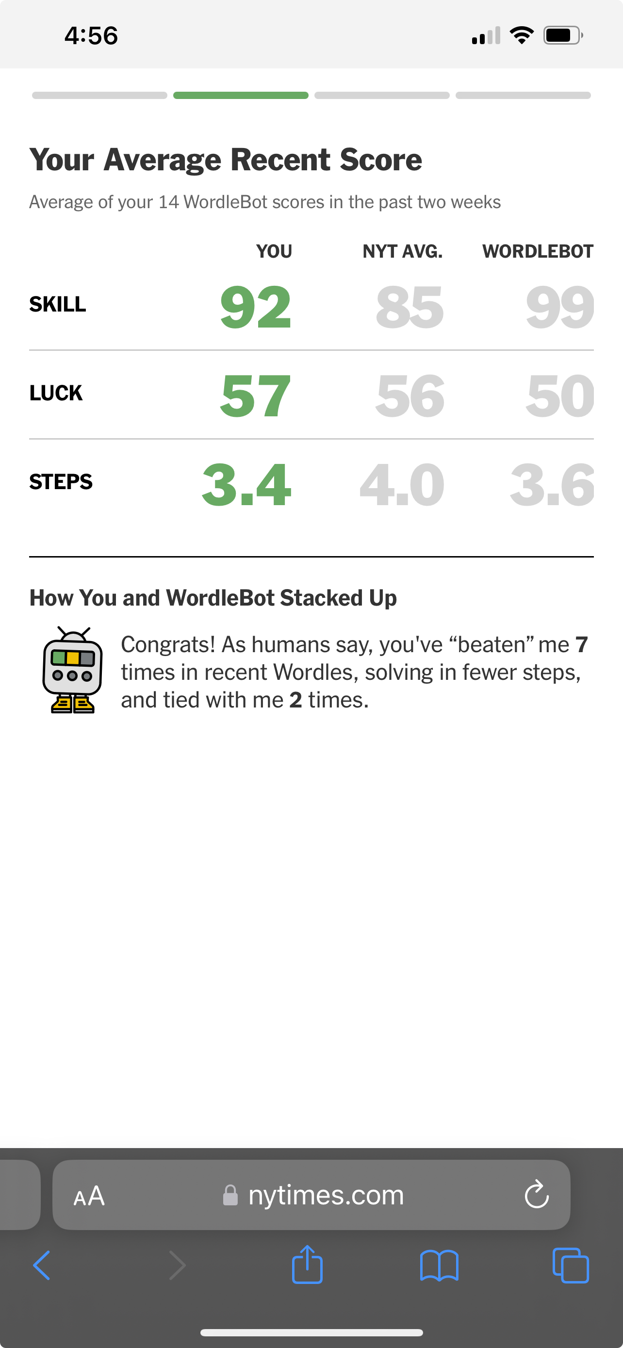 A Wordle Puzzle Update | Walter Thinnes